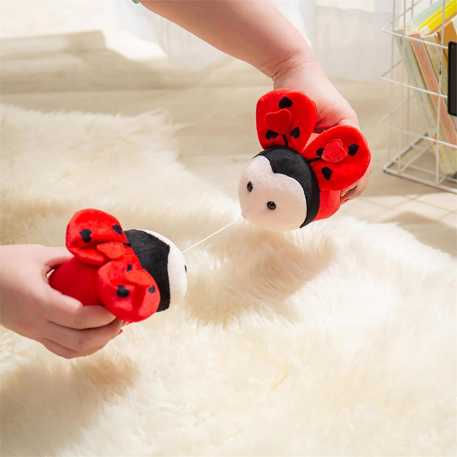 5" Plush Kissing Ladybug Plush with Pull string movement - Walmart.com