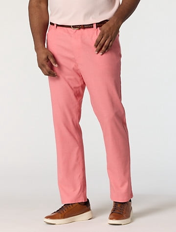 5-Pocket Linen-Blend Tech Pants Lantana 42 x 30 - Walmart.com