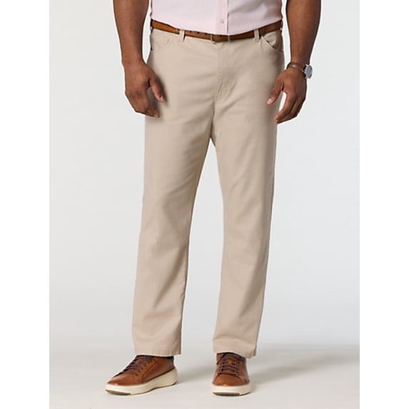 5-Pocket Linen-Blend Tech Pants Light Tan 42 x 32 - Walmart.com