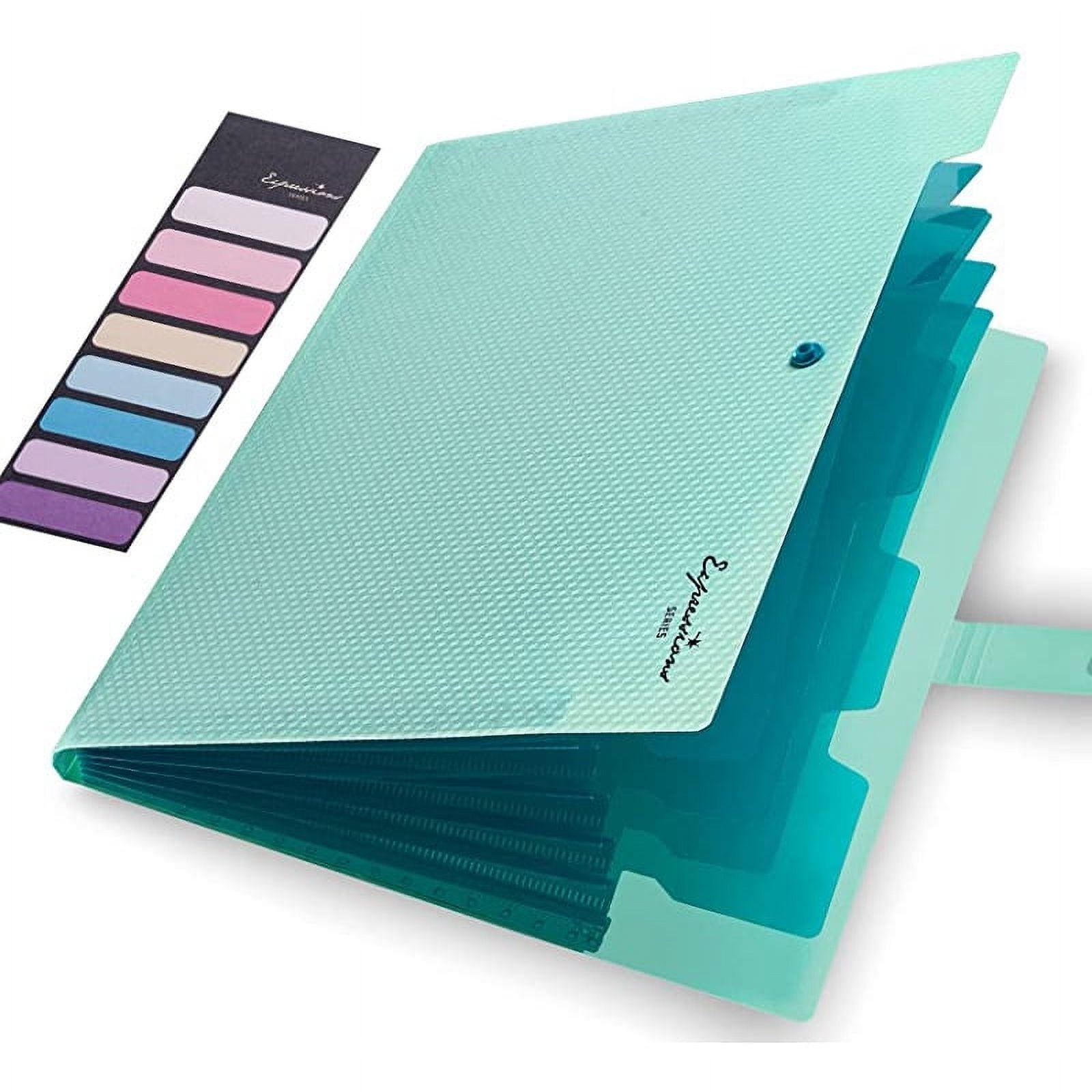 5-Pocket Portable Expanding File Folder for Documents and School Office ...