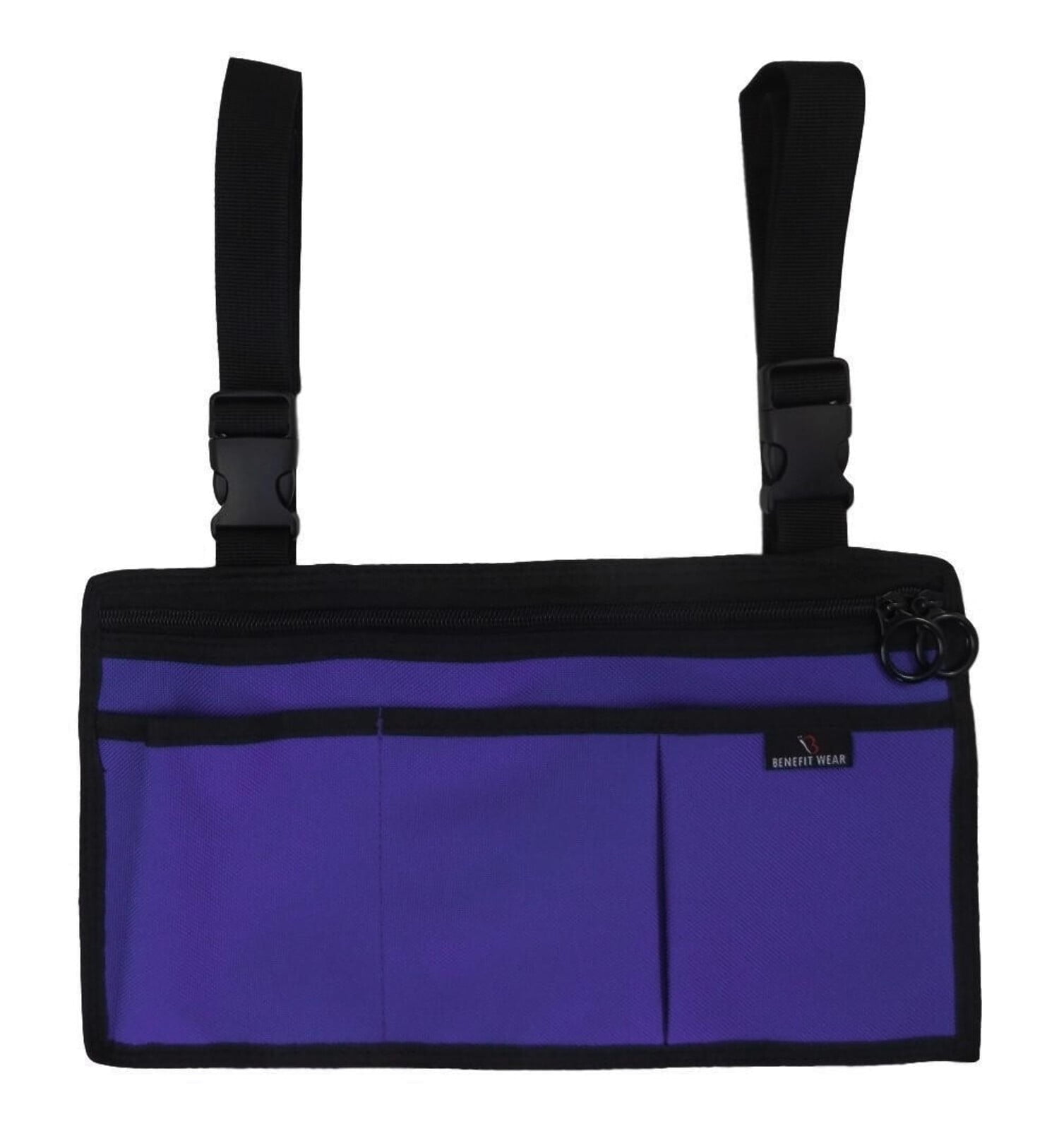 5 Pocket Side-Pack Wheelchair, Walker or Scooter Bag with Key Rings ...
