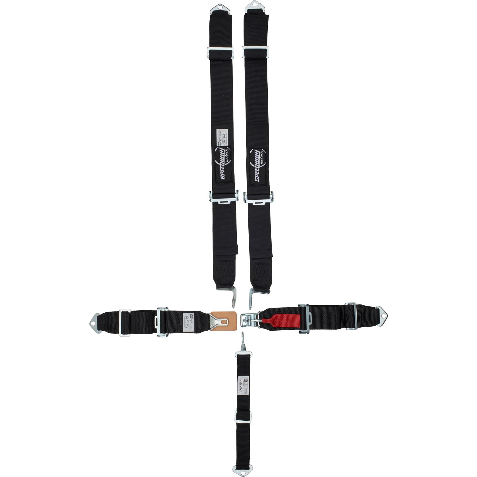 5 Point Harness For Race, Street, and Off-Road Vehicles, Black, 3 ...