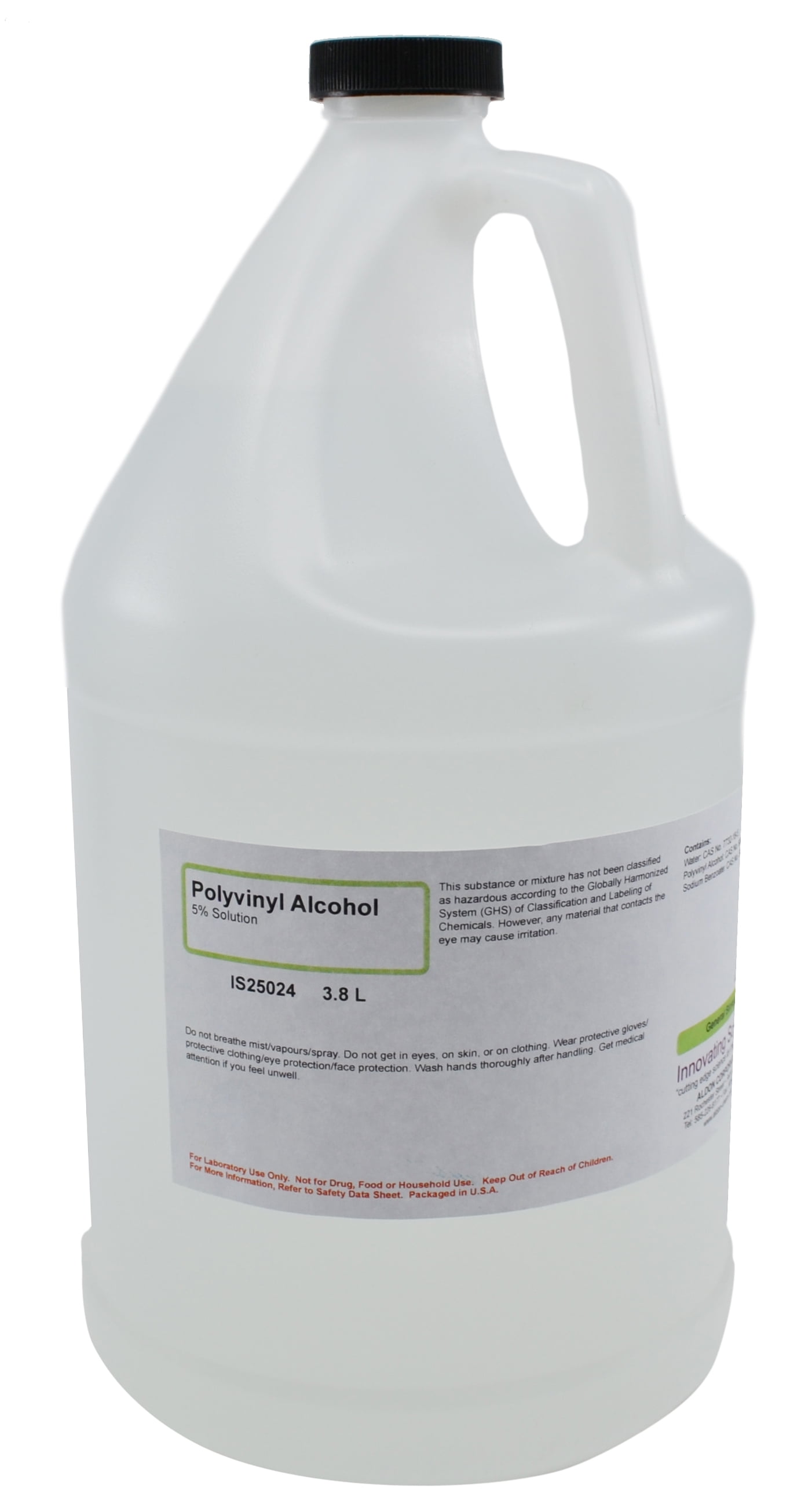 5% Polyvinyl Alcohol Solution, 1 Gallon - The Curated Chemical ...