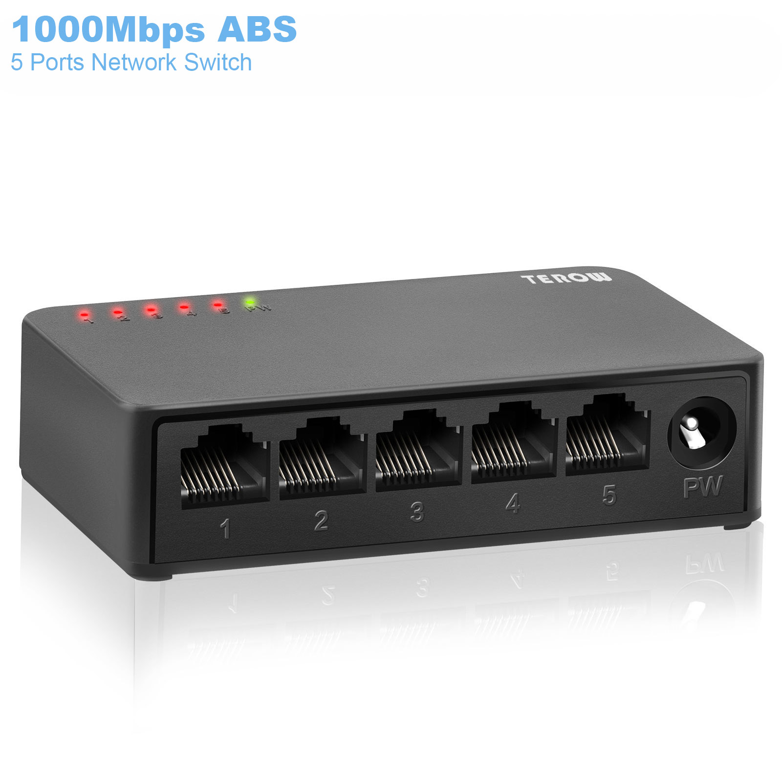 5-Port 8-Port Gigabit Switch, 10/100/1000Mbps Ethernet Network Switch ...