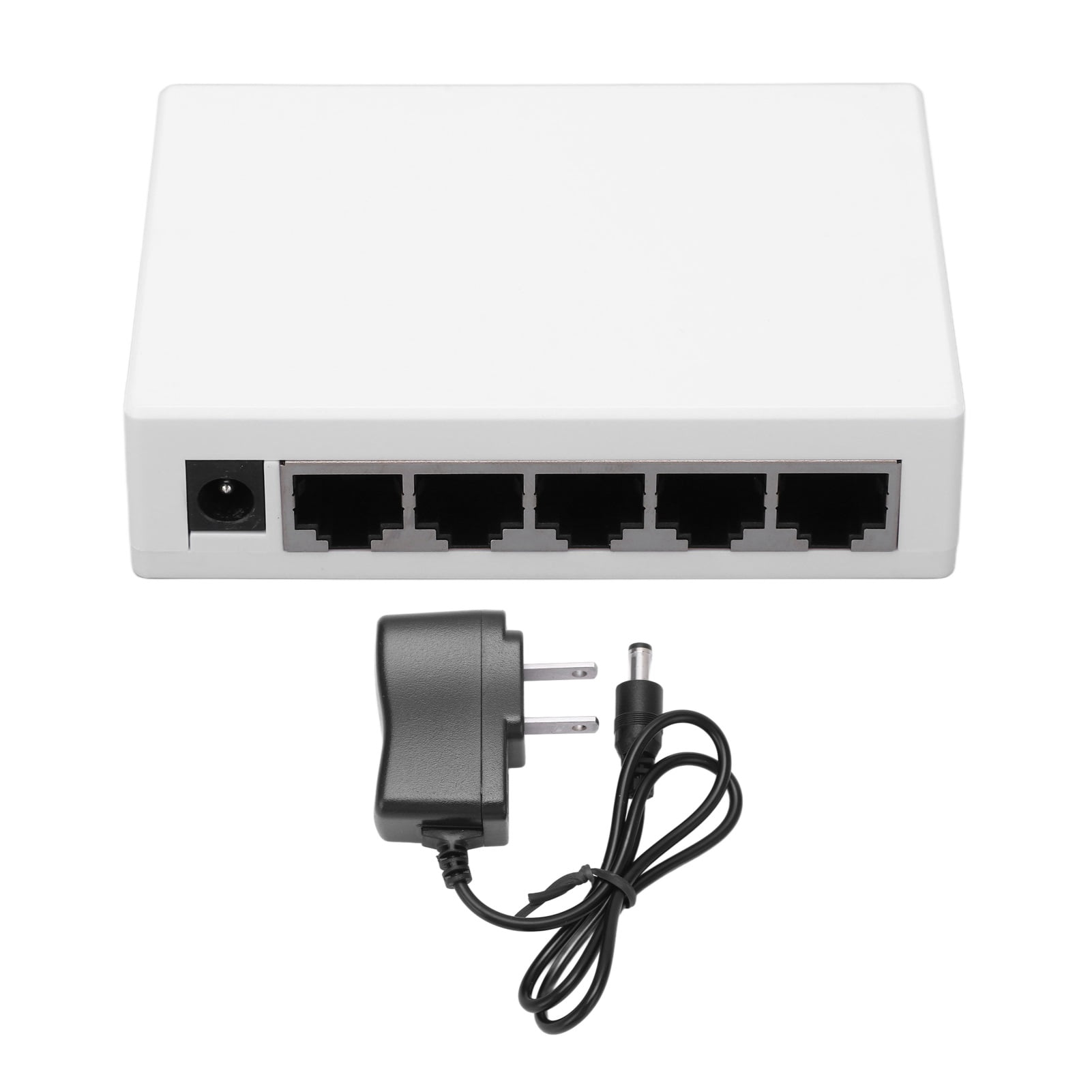 5 Port Ethernet Network Switch Plug and Play Stable Fast Quiet Ethernet ...