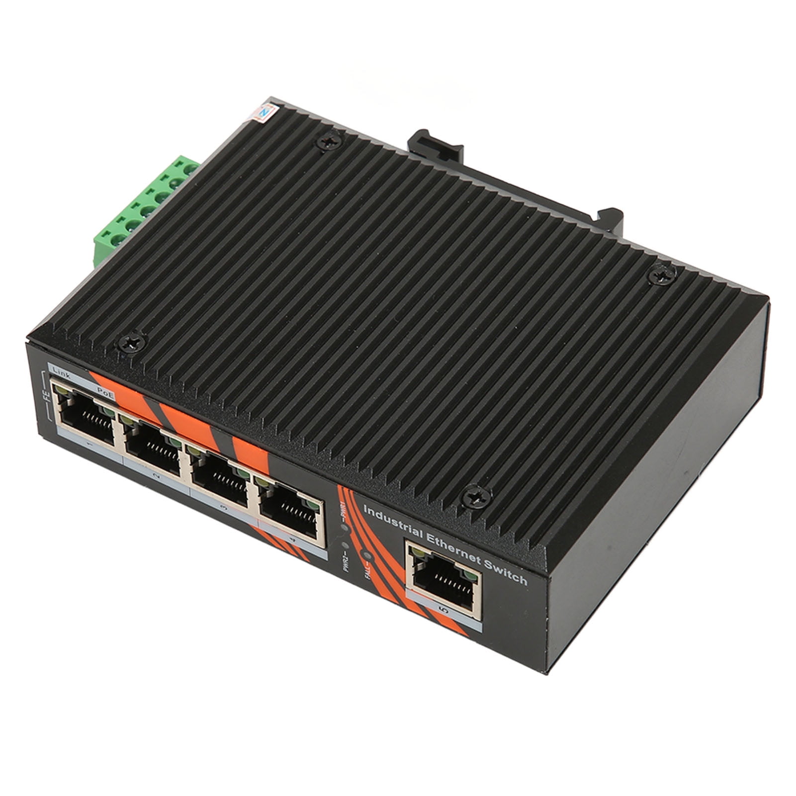 5 Port Ethernet Switch 10 100Mbps Industrial Grade Plug and Play ...