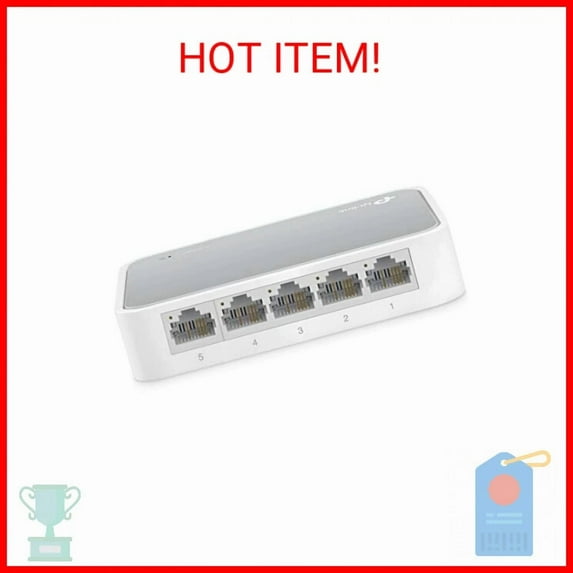 5-Port Ethernet Switch – Fast Wired Network Hub - Walmart.com