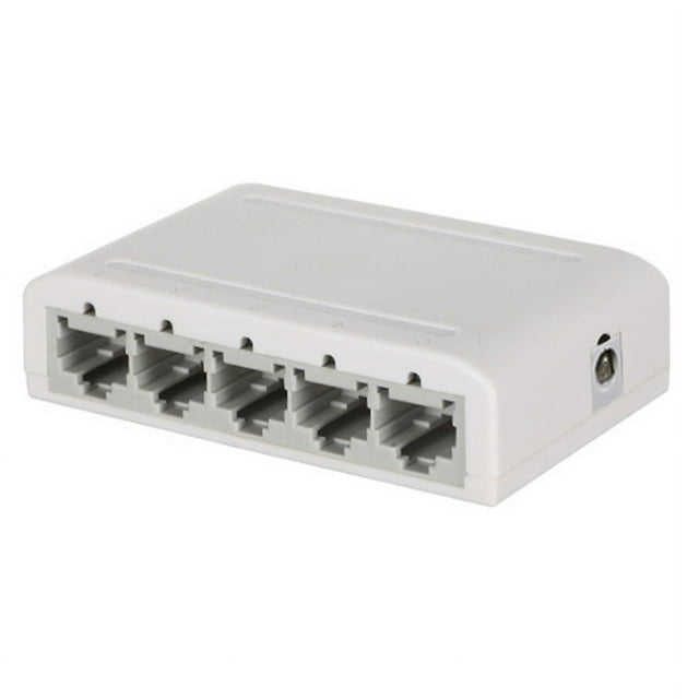 5 Port Gigabit Data Switch,Network Hub,Desktop Ethernet Splitter,Plug ...