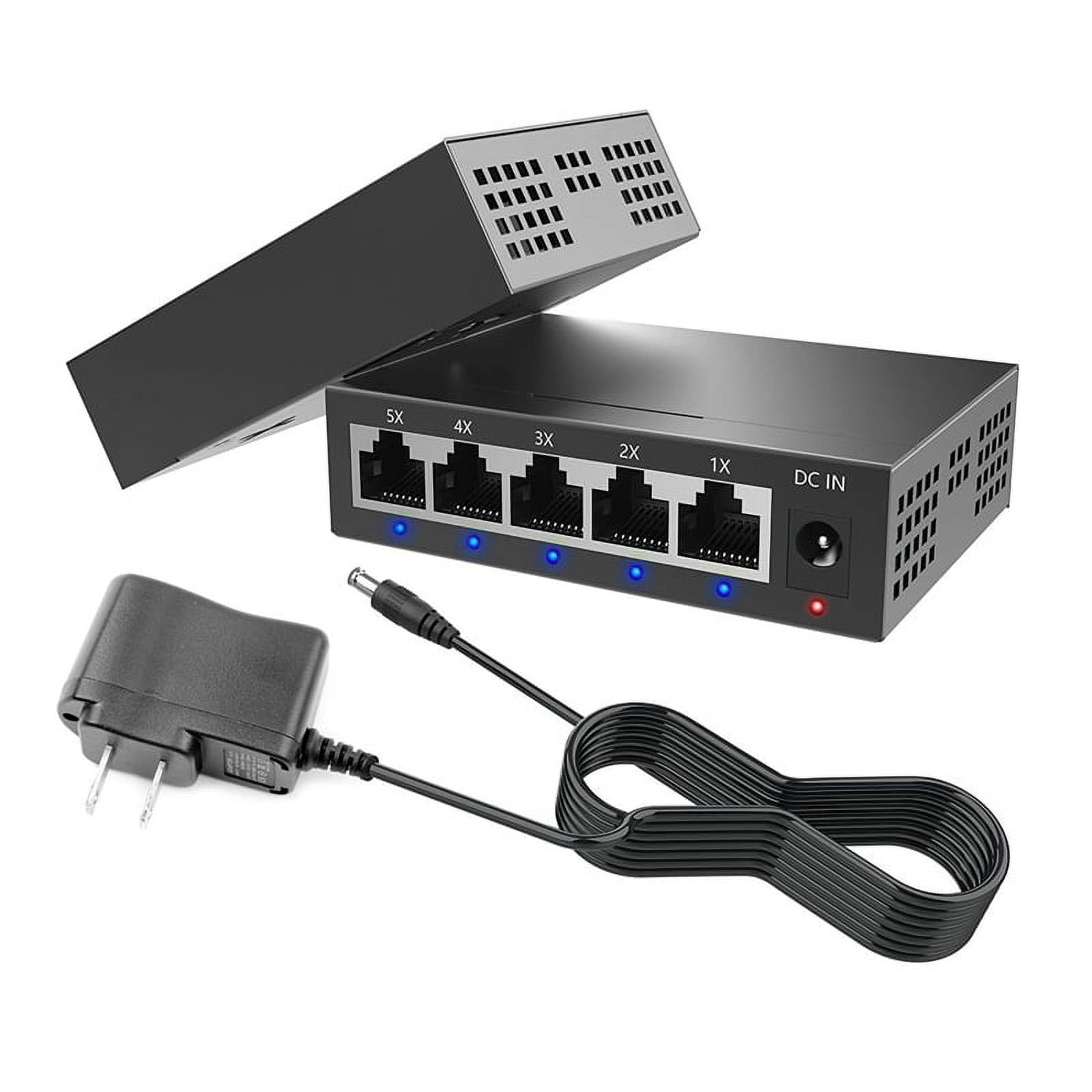 5 Port Gigabit Industrial Switch 1000Mbps Mini Network Ethernet Switch ...