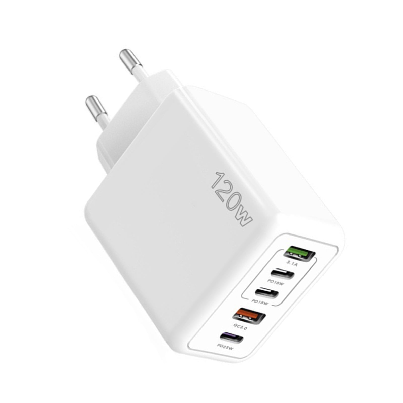 5-Port Travel Charging Adapter Efficient 120W Charging Solution for ...