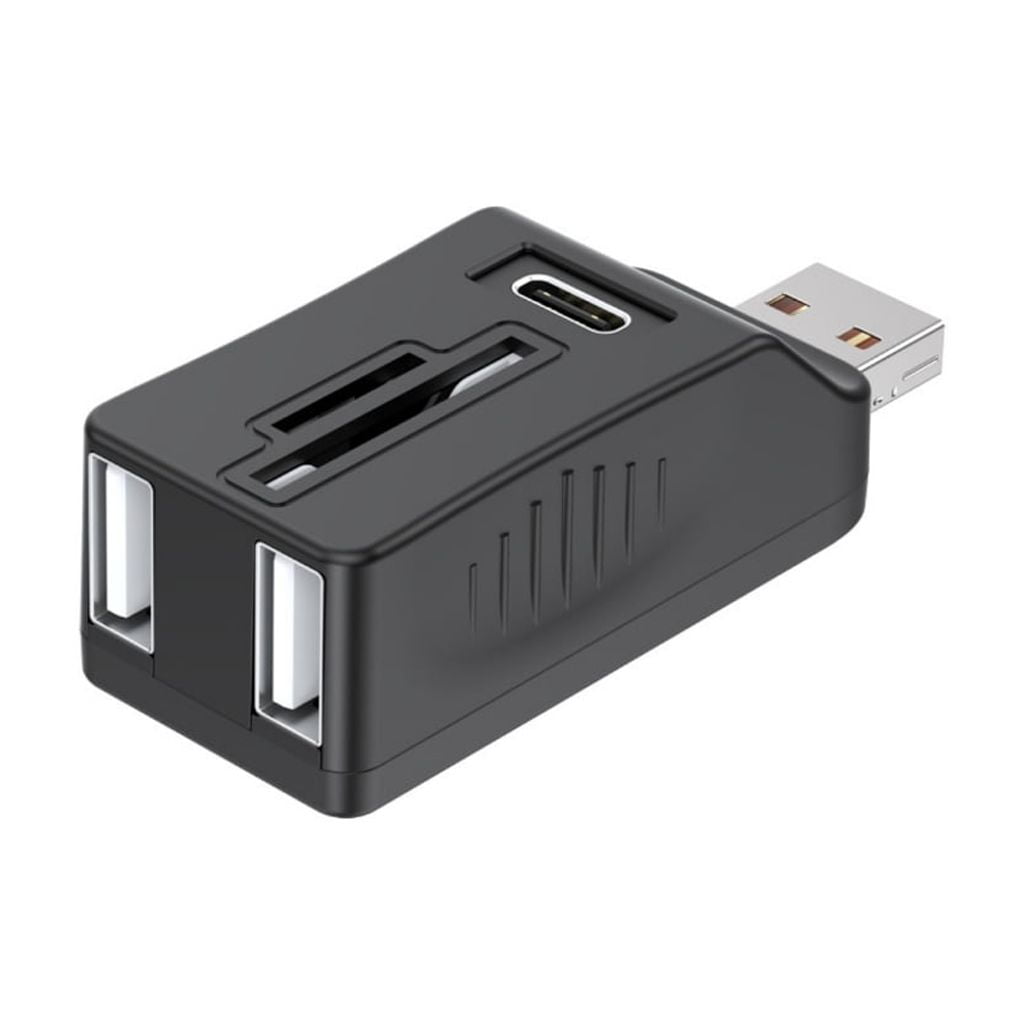 5 Port USB3.0/USB2.0+Type C Adapter Card Reader Direct Plug Multi Port ...