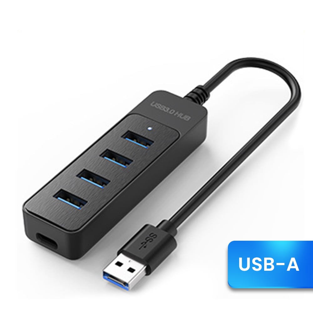5 Ports USB 3.0 Hub Multi Splitter Extender Type-C HUB Converter ...