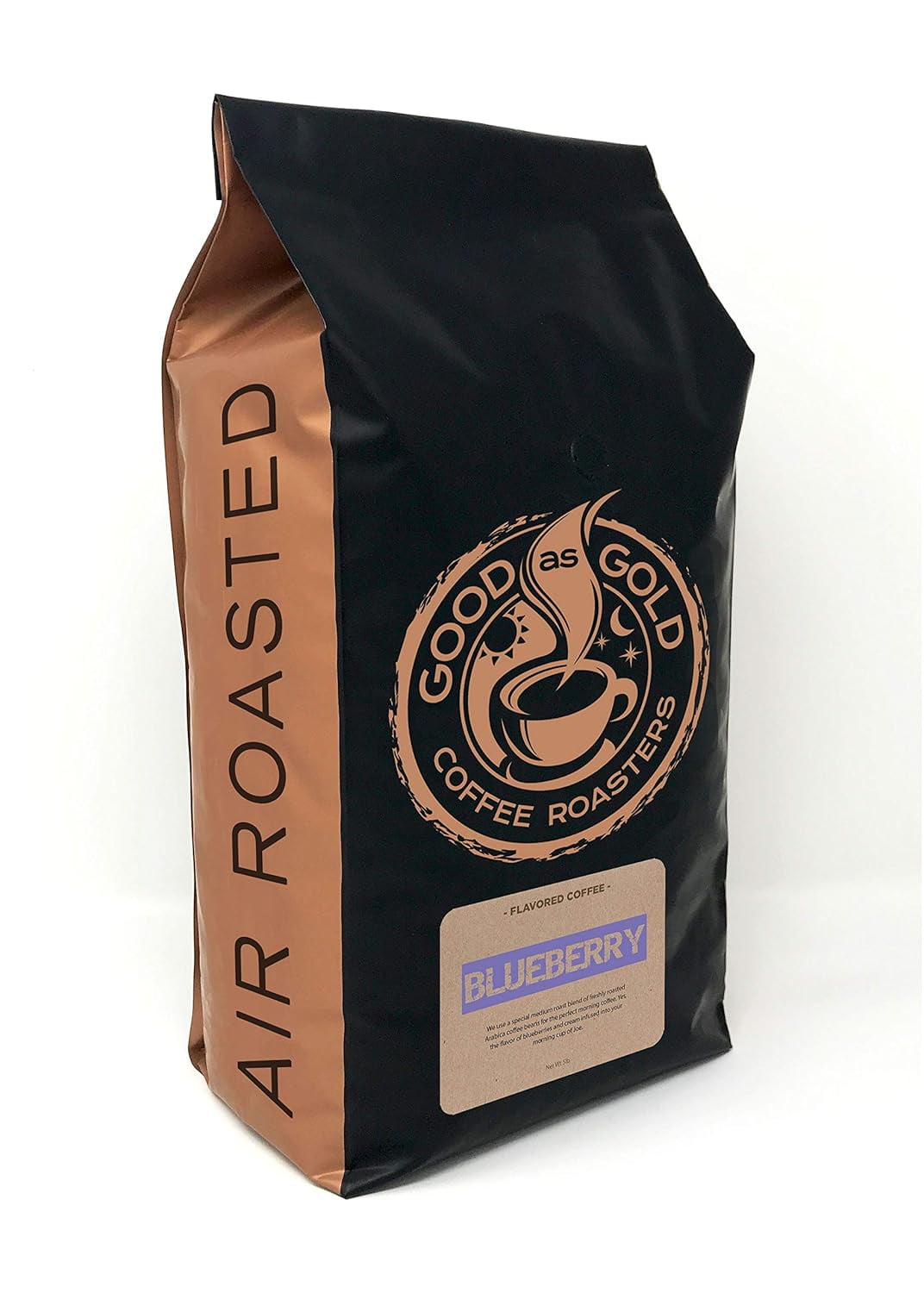 5 Pound Bag of Blueberry Flavored Whole Bean Coffee From Coffee ...