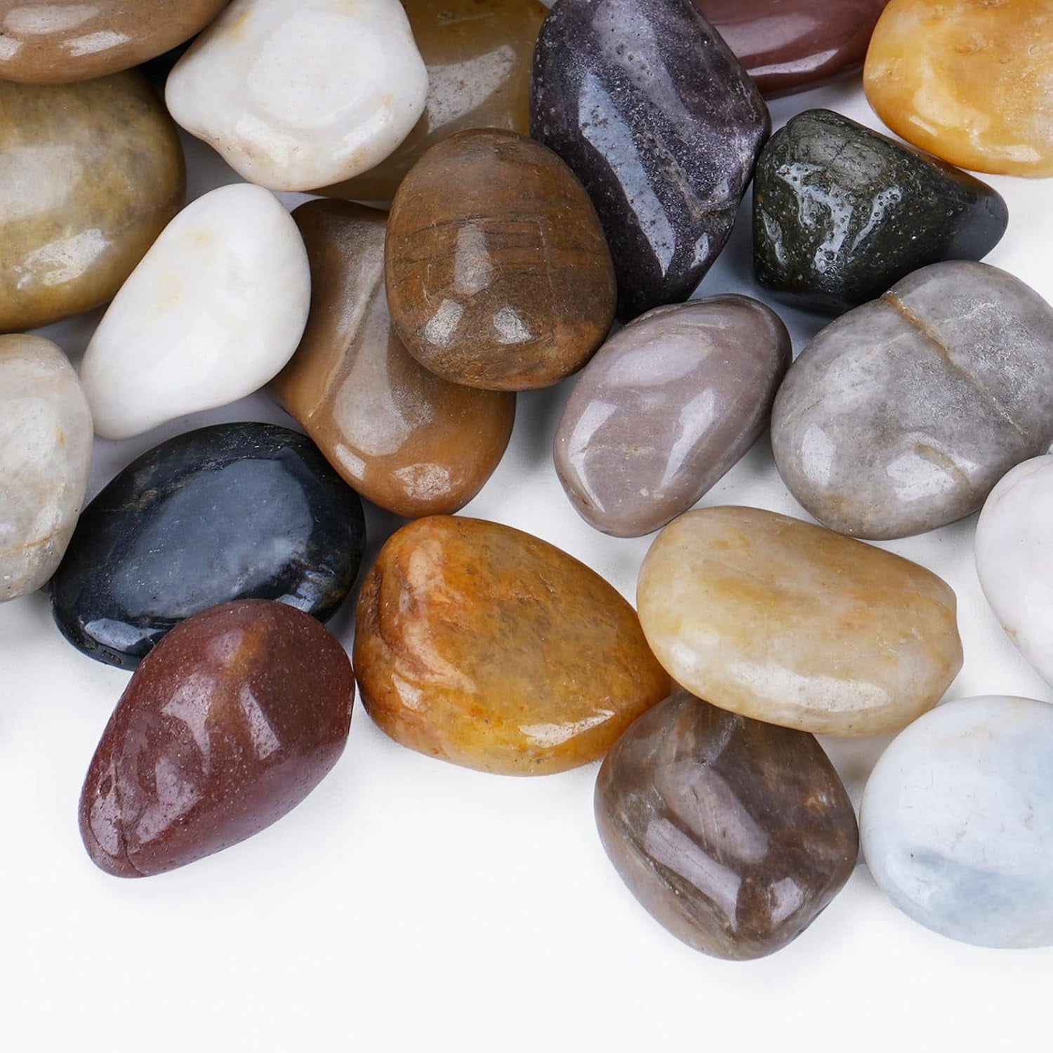 5 Pound Decorative Rocks for Planters, 1"- 1 1/2", Pebbles for Indoor ...
