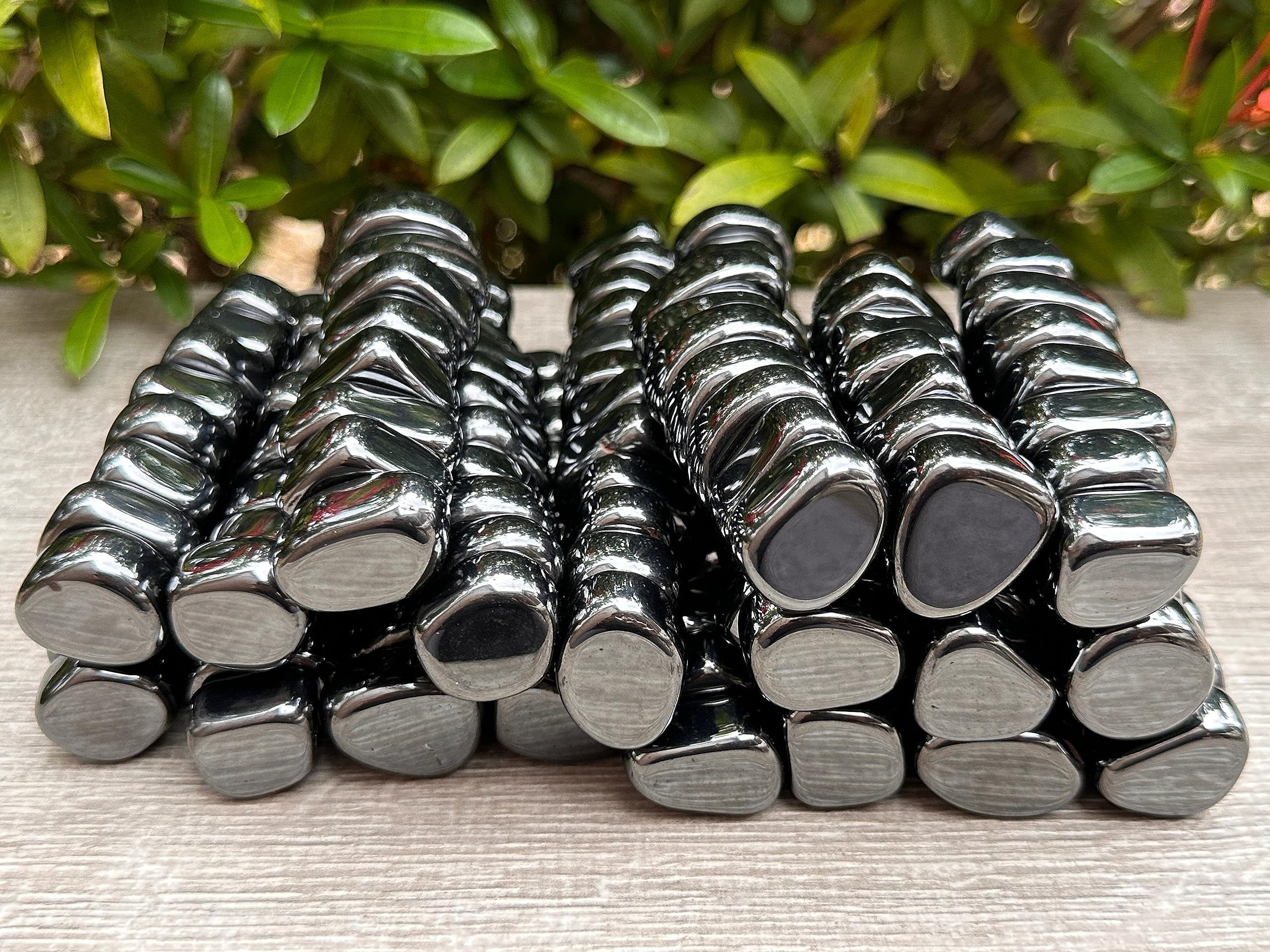 5 Pound Fridge Magnets - Polished Magnetic Hematite, Strong and Heavy ...