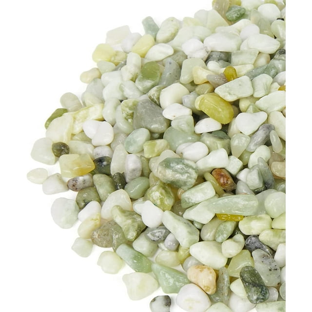 5 Pounds Jade Pebbles, Natural Decorative Stones for Plants, Garden ...