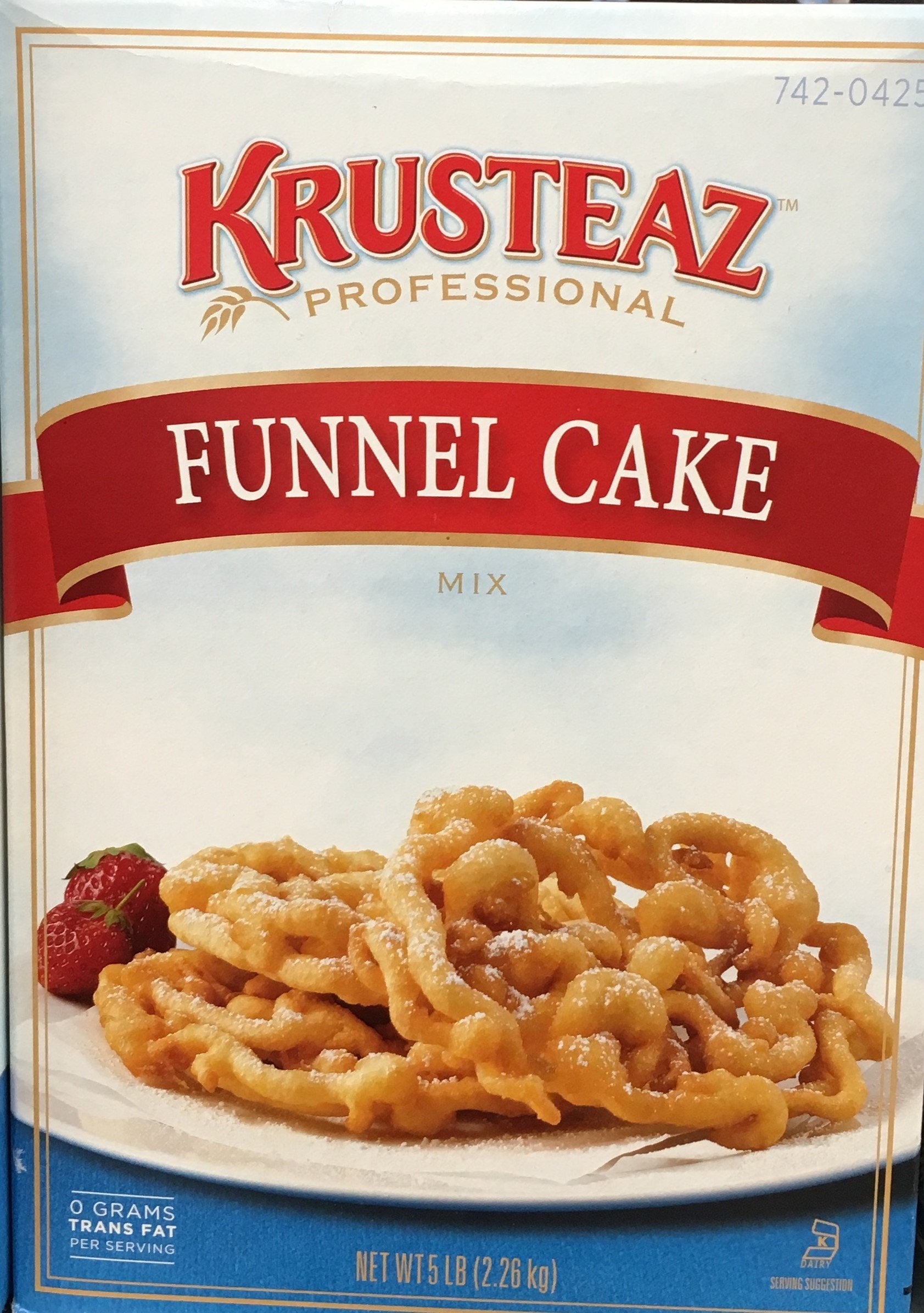 5 Pounds Krusteaz Funnel Cake Mix (Pack of 1) - Walmart.com