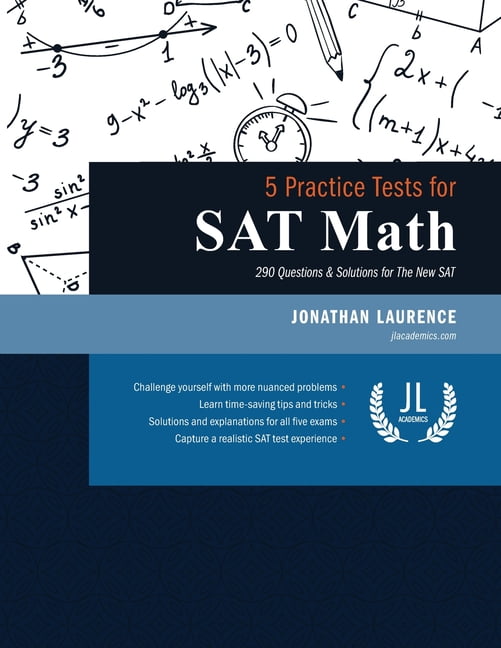 5 Practice Tests for SAT Math - Walmart.com