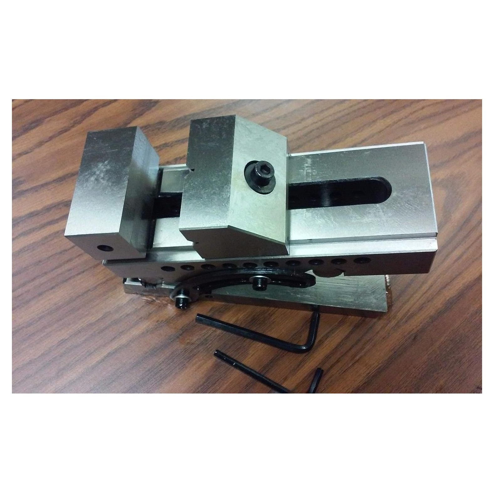 5" Precision SINE Vise, 3"(W) x4-1/2"(H) x8-1/2"(L),Part#: SINE-V5 ...
