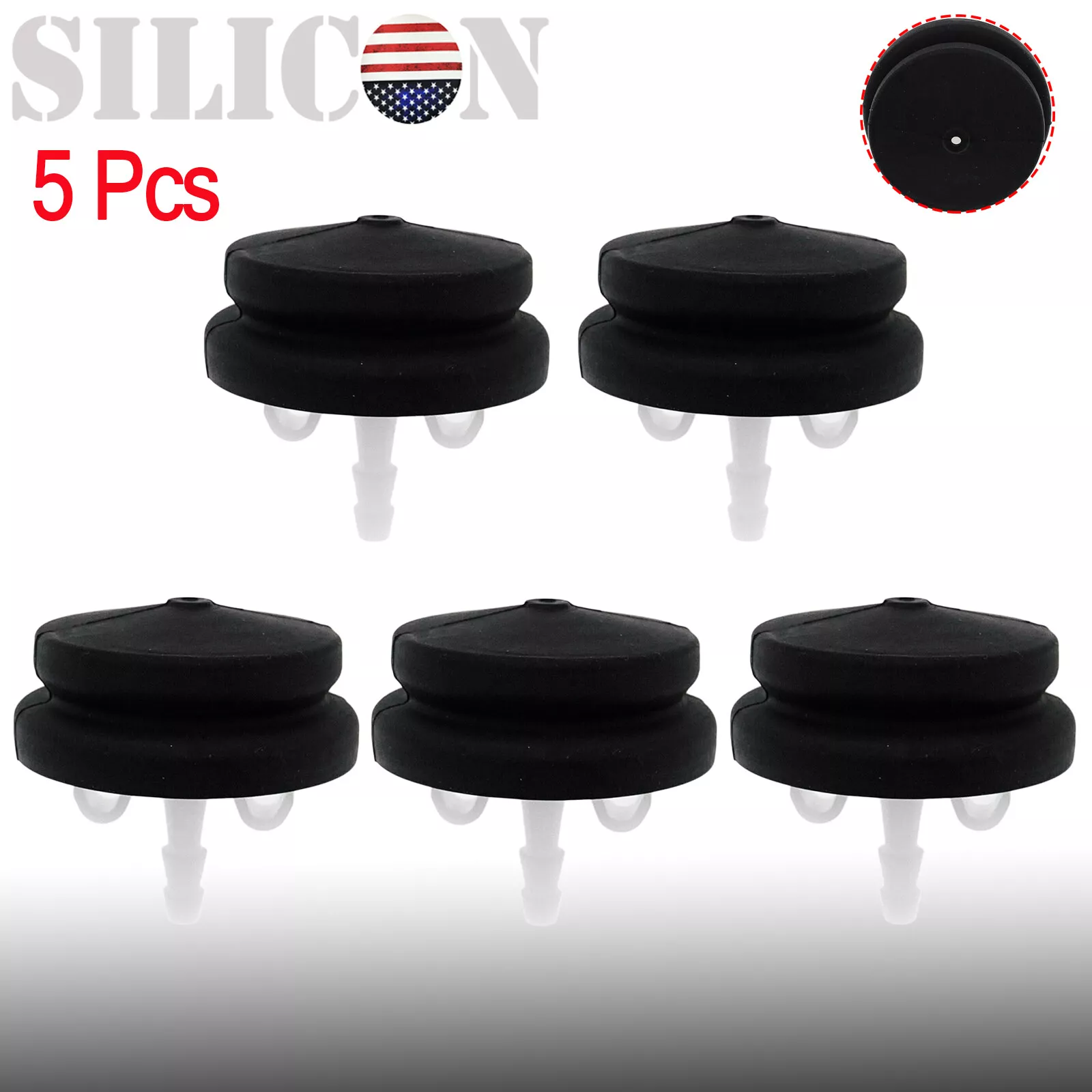 5 Primer Bulb & Body For 1998, 1999, 2000, 2001, 2002 & 2003 Toro 22043 ...