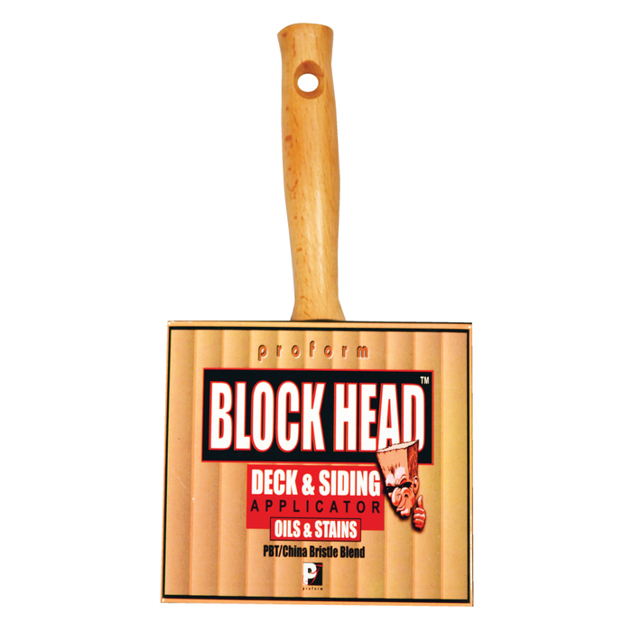 5" Proform Technologies CBH5.0B Blockhead Block Paint Brush - Walmart.com