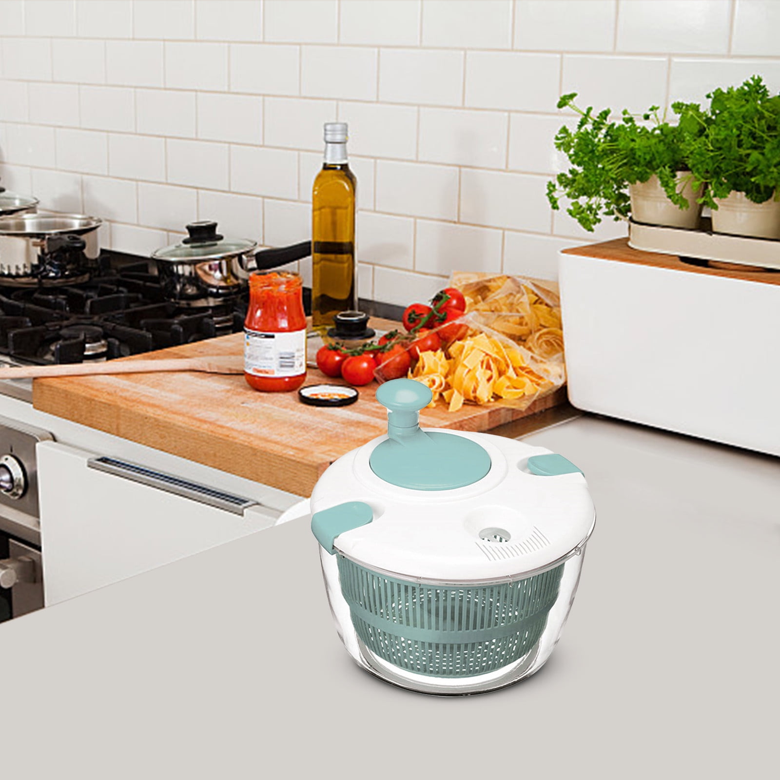 5-Quart Capacity Vegetable Dehydrator Basket with Rotary Knob ...