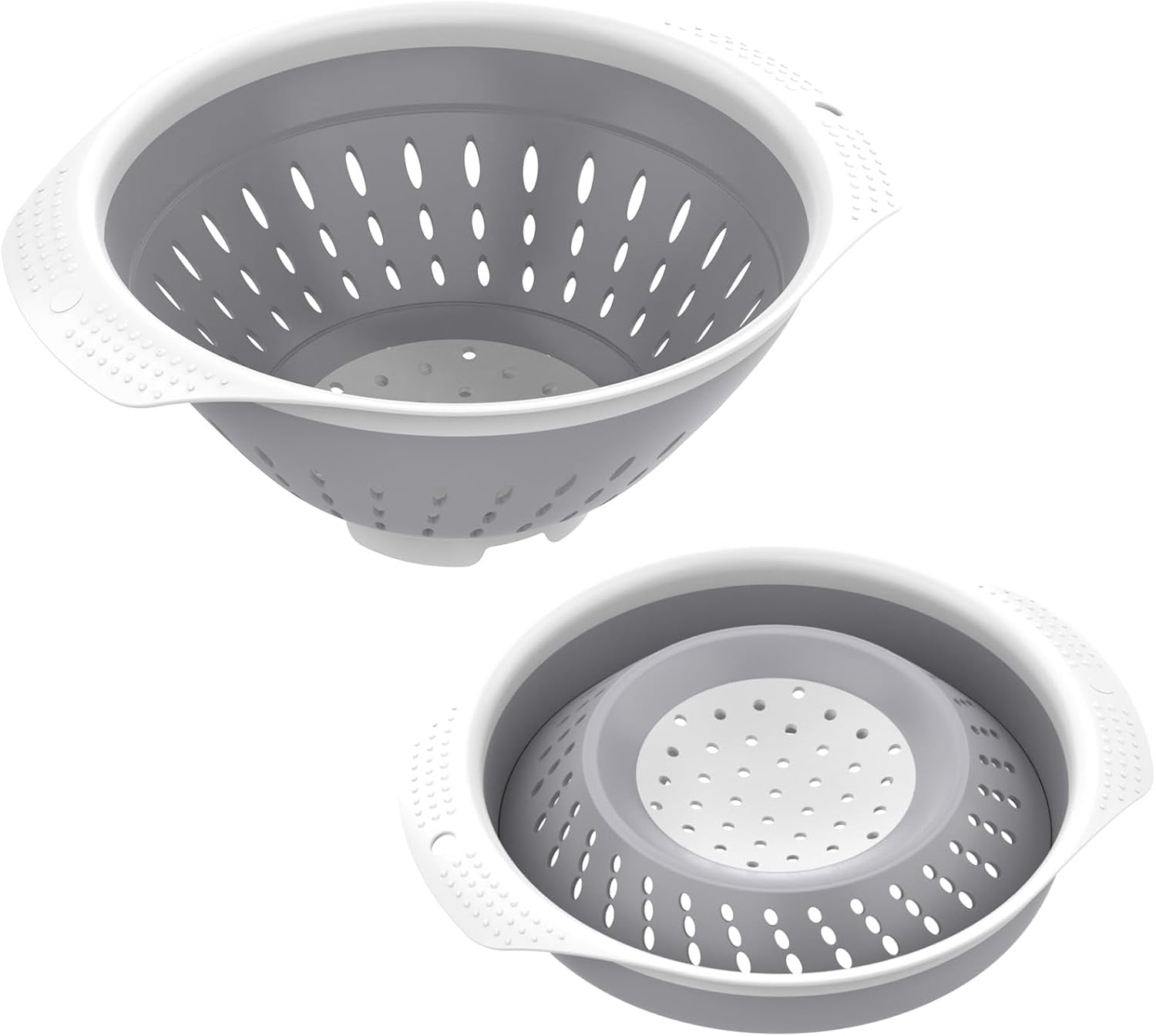 5 Quart Collapsible Colander，BPA Free，Dishwasher Safe，Silicone Food ...