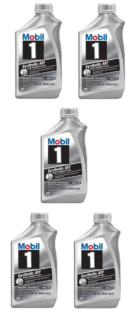 5 Quart/Liter Automatic Transmission Fluid MOBIL 1 Synthetic ATF MPN ...