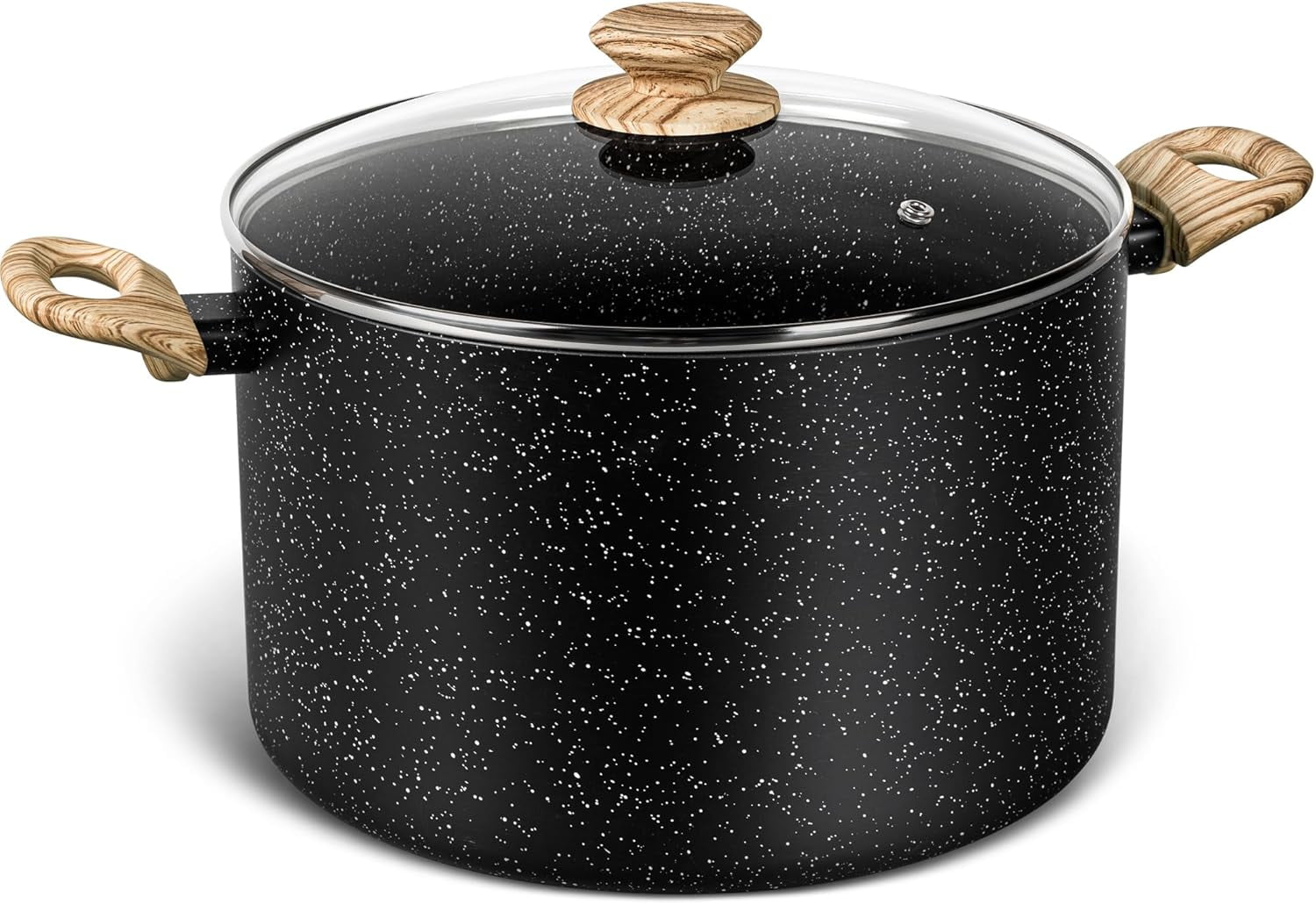 5 Quart Stock Pot with Lid, Nonstick Soup Pot with Lid, Induction ...
