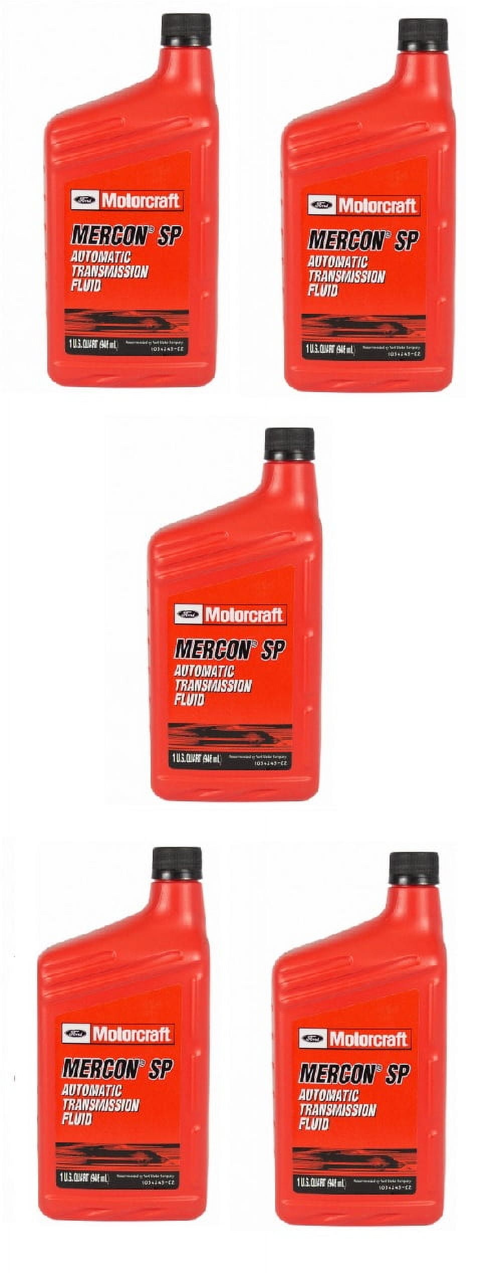 5 Quarts Automatic Transmission Fluid FORD MOTORCRAFT MERCON SP MPN #XT ...