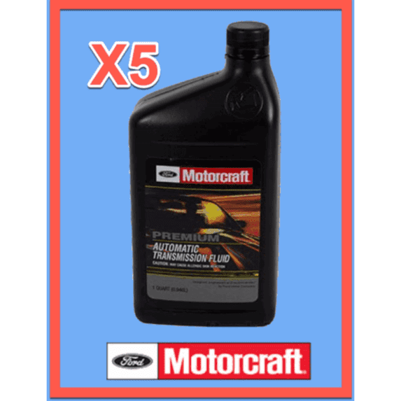 5 Quarts Premium Auto Trans Fluid ATF OEM FORD MOTORCRAFT For AWF21 6 ...