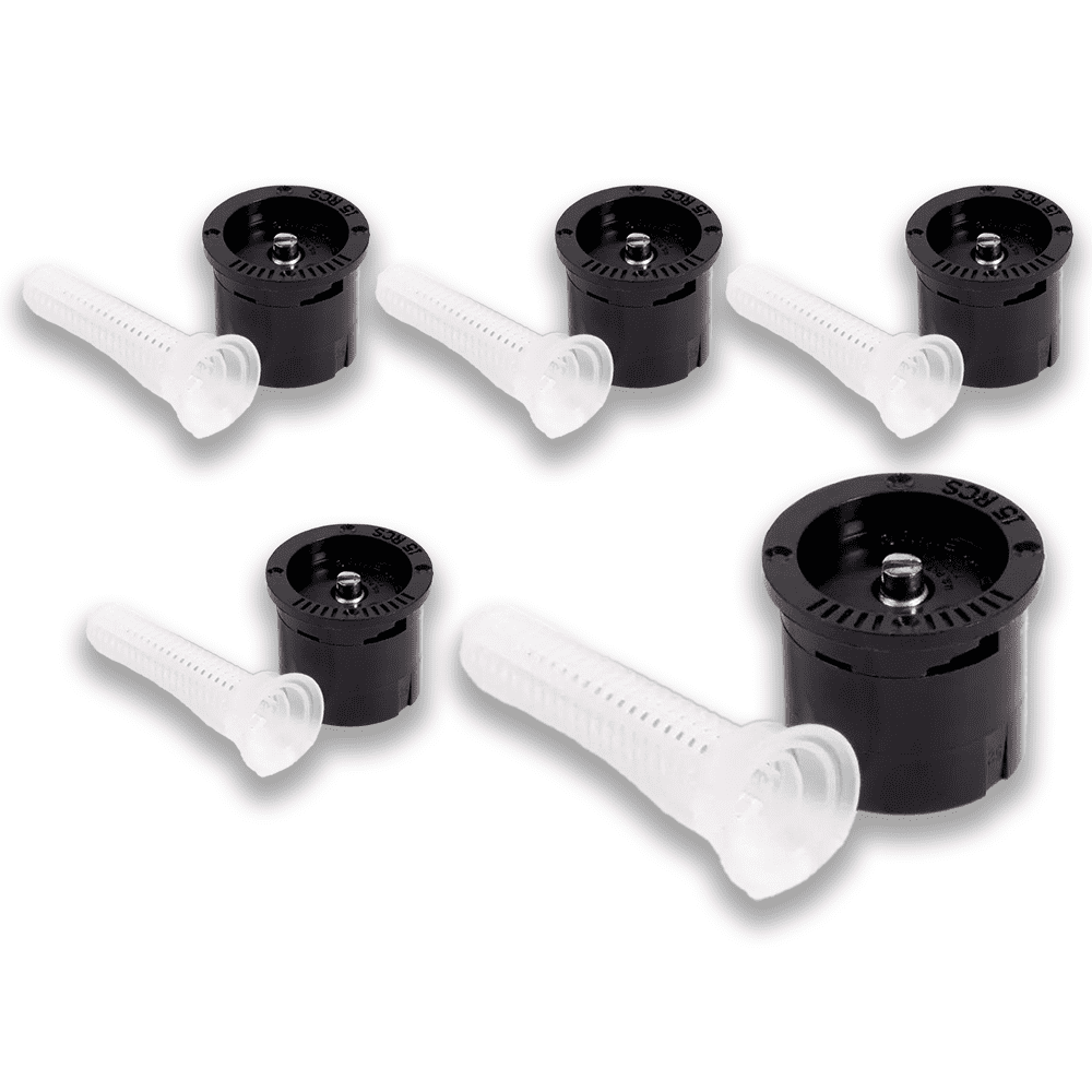 (5) Rain Bird 15RCS MPR Nozzle 15' Radius Right Corner Strip Spray ...