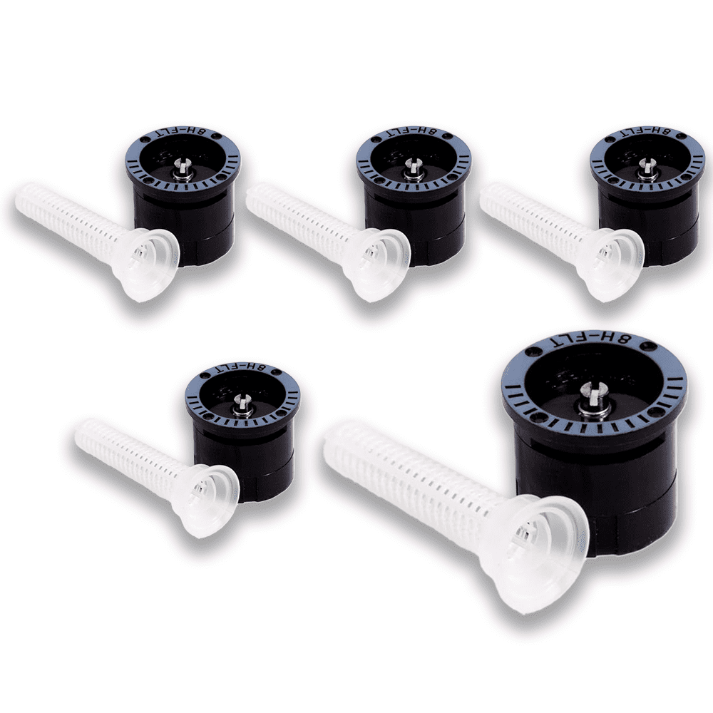 (5) Rain Bird 8HFLT MPR Spray Nozzle 8 Feet Adjustable (180°) Flat ...