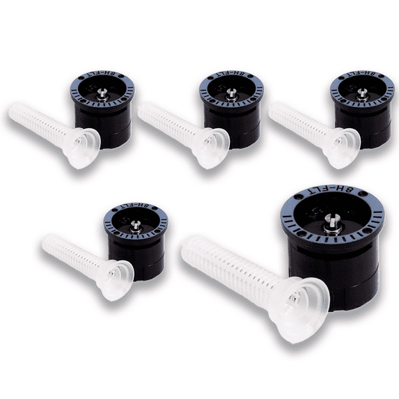 (5) Rain Bird 8HFLT MPR Spray Nozzle 8 Feet Adjustable (180°) Flat ...