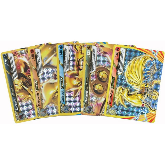 5 Random Pokemon Break Rare Cards! No Duplication! - Walmart.com