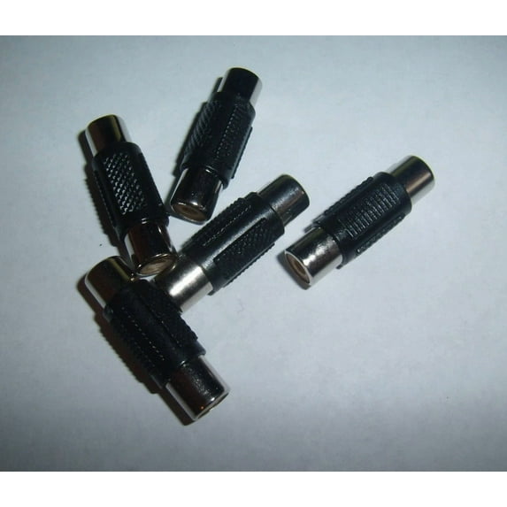 (5) Rca Barrel Wire Connector Female Car Audio Installation Cable Video ...