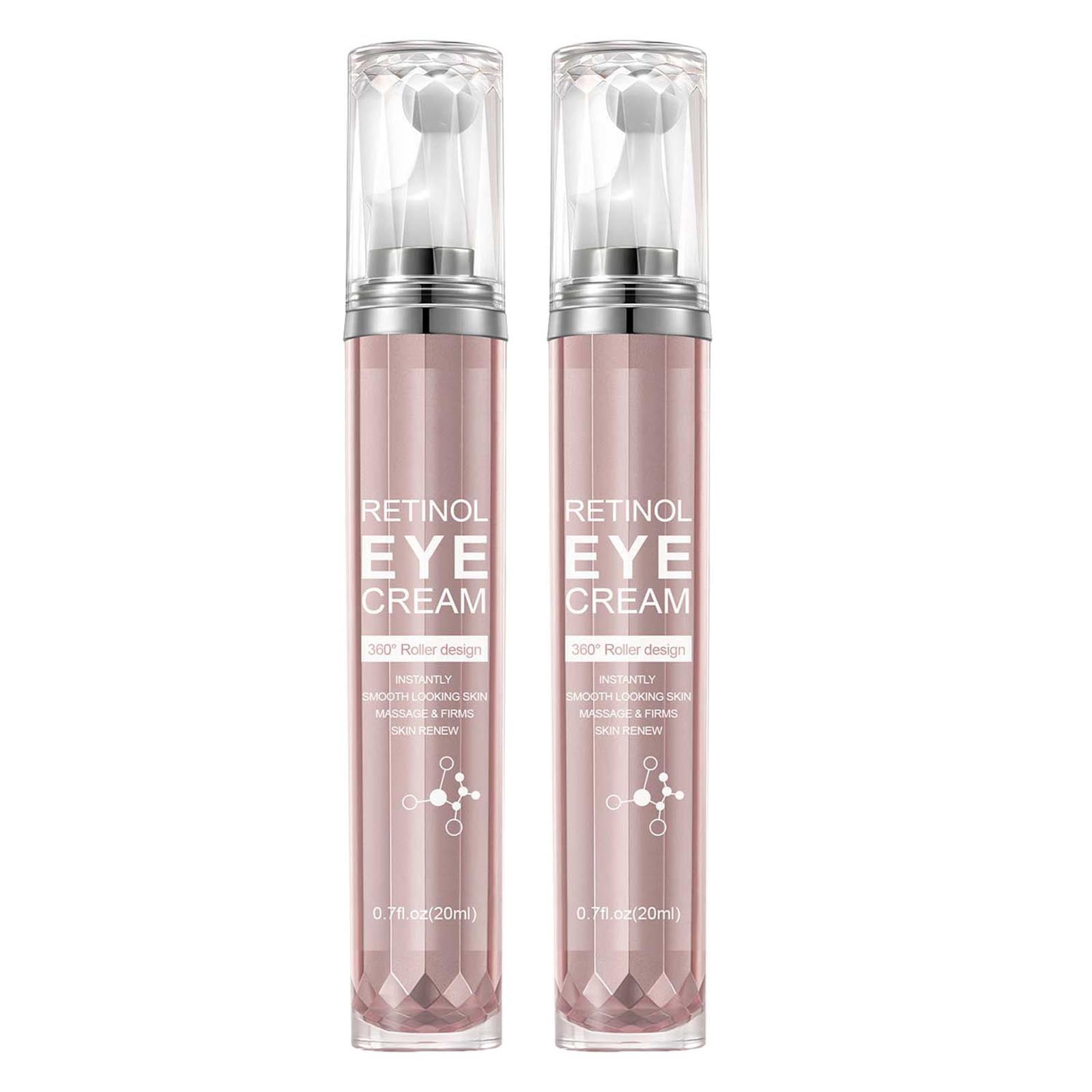 5% Retinol Eye Serum, Under Eye Cream Anti Aging with 360° Massage Ball ...