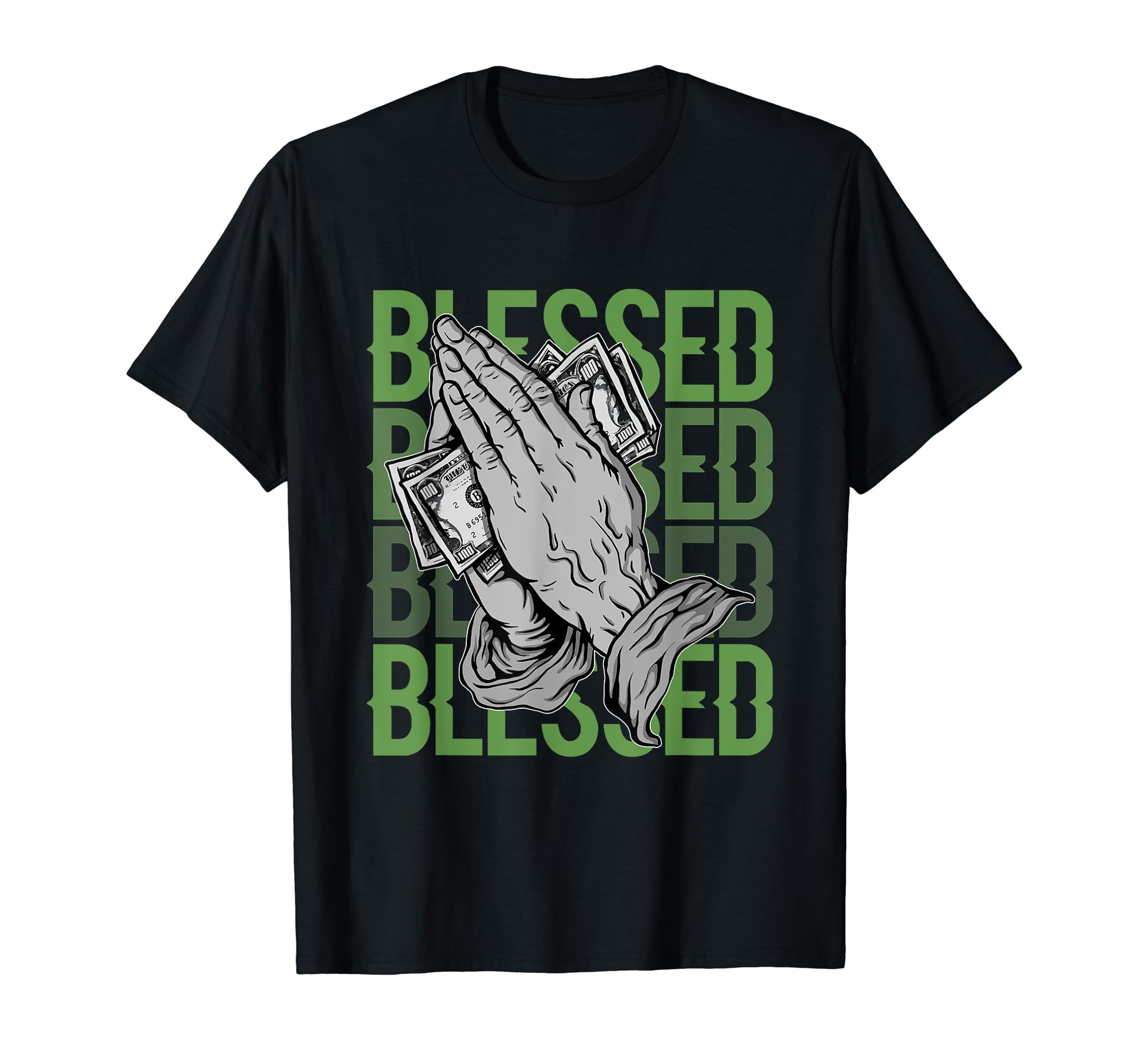 5 Retro Green Bean Blessed Hustle Love Shoes 5s Green Bean T-Shirt ...