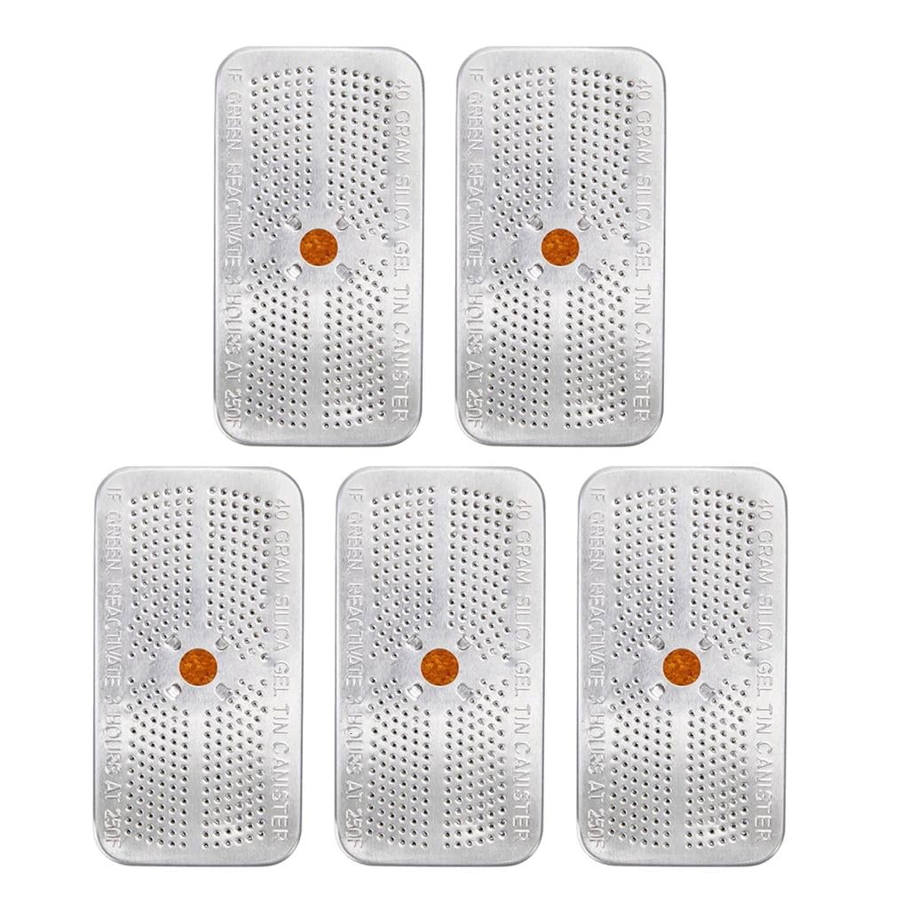 5 Reusable Desiccant Packs Color Changing Cars Hygroscopic Agent Keep ...