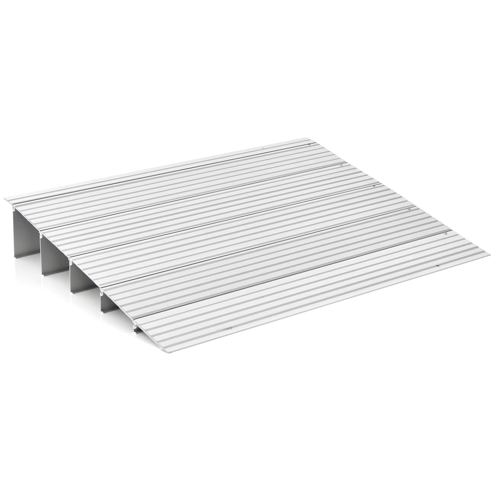 5"Rise Door Threshold Ramp, Adjustable Aluminum Door Entry Ramps Power ...