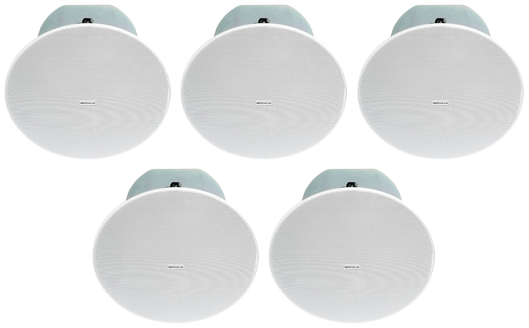 5 Rockville CC8-SUB 8" Commercial/Restaurant 70V Ceiling Subwoofers ...