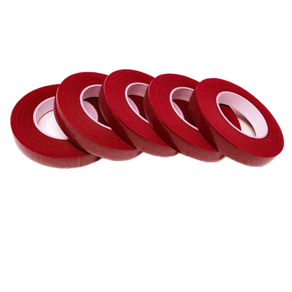 5 Roll 1/2 Inch Red Floral Tapes,for Bouquet Stems Wrapping and Floral ...