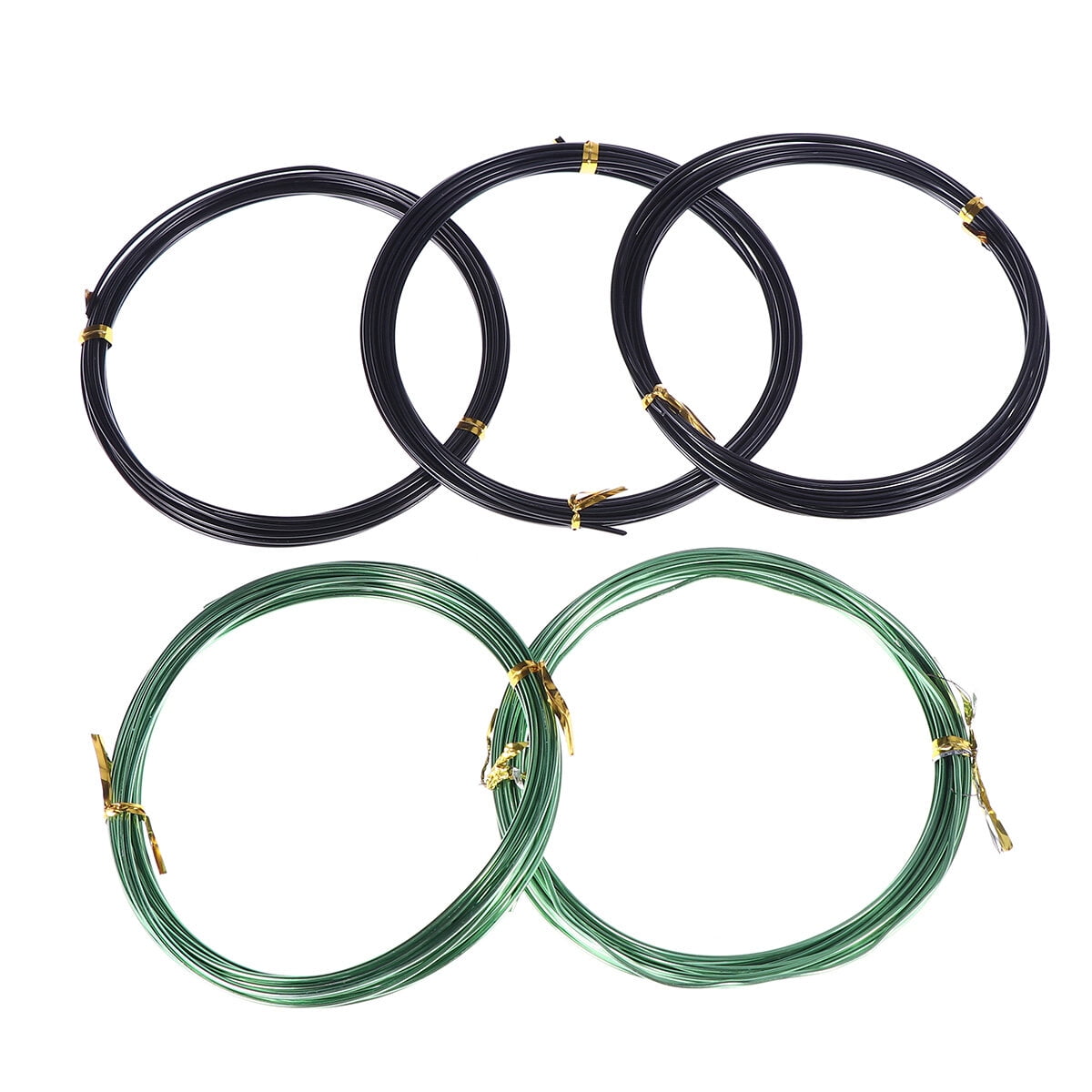 5 Roll Aluminum Colorful Flexible Metal Wire for DIY Handwork Gardening ...