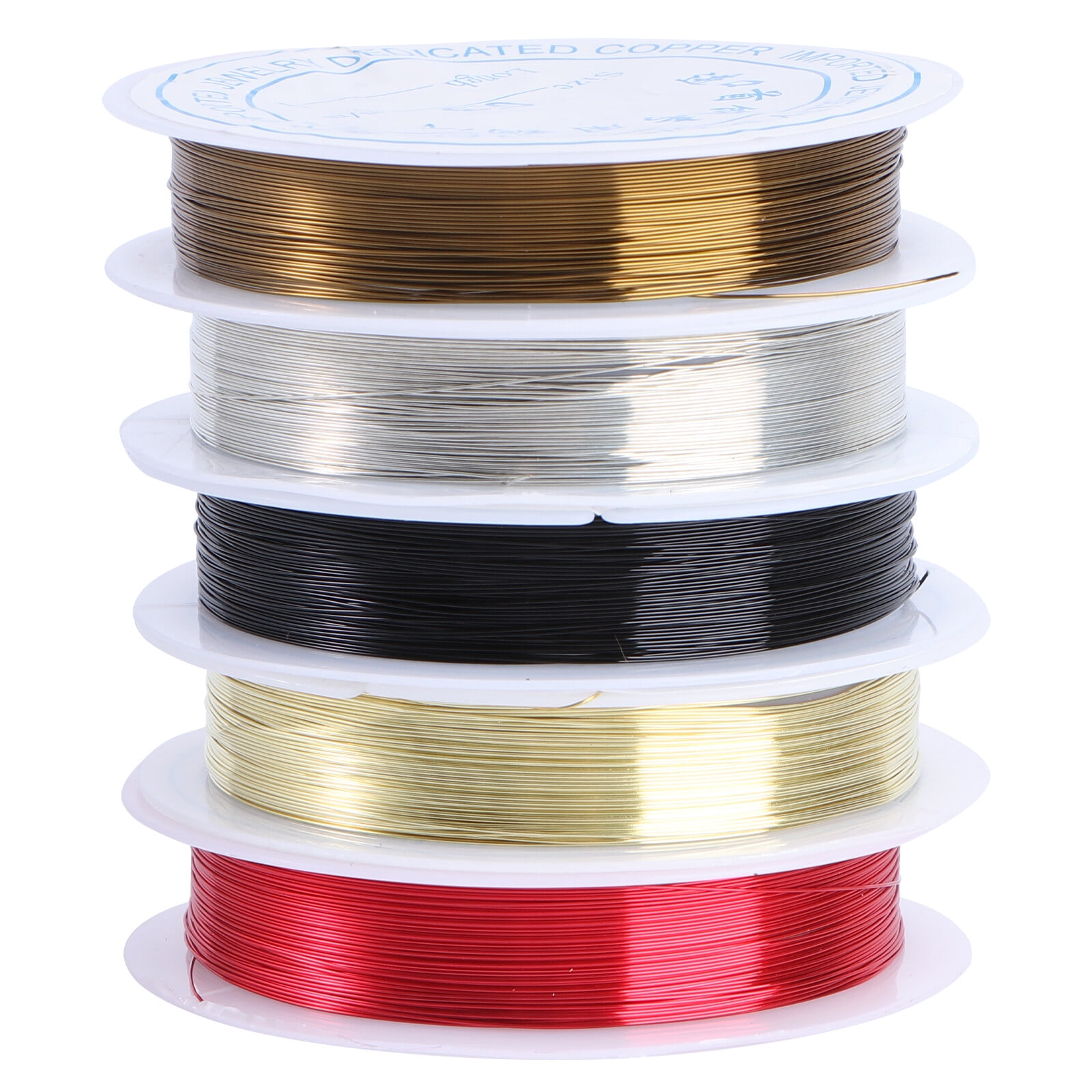 5 Roll Copper Wire 26 Gauge 26 Gauge Copper Wire Thin Copper Wire Black ...