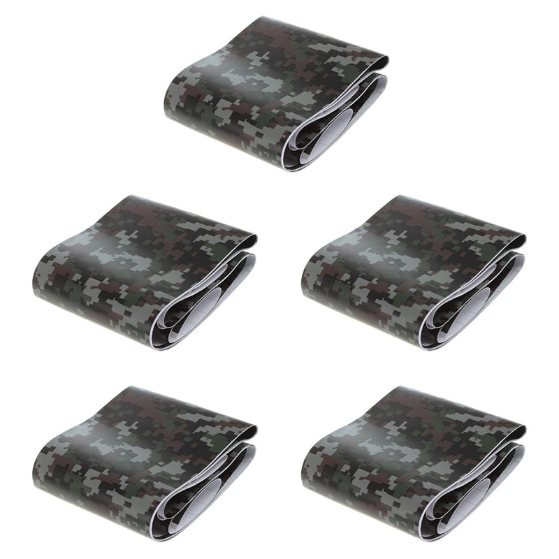 5 Roll Camo Carbon Fiber PVC Vinyl Sticker CAMO Camouflage Sticker ...