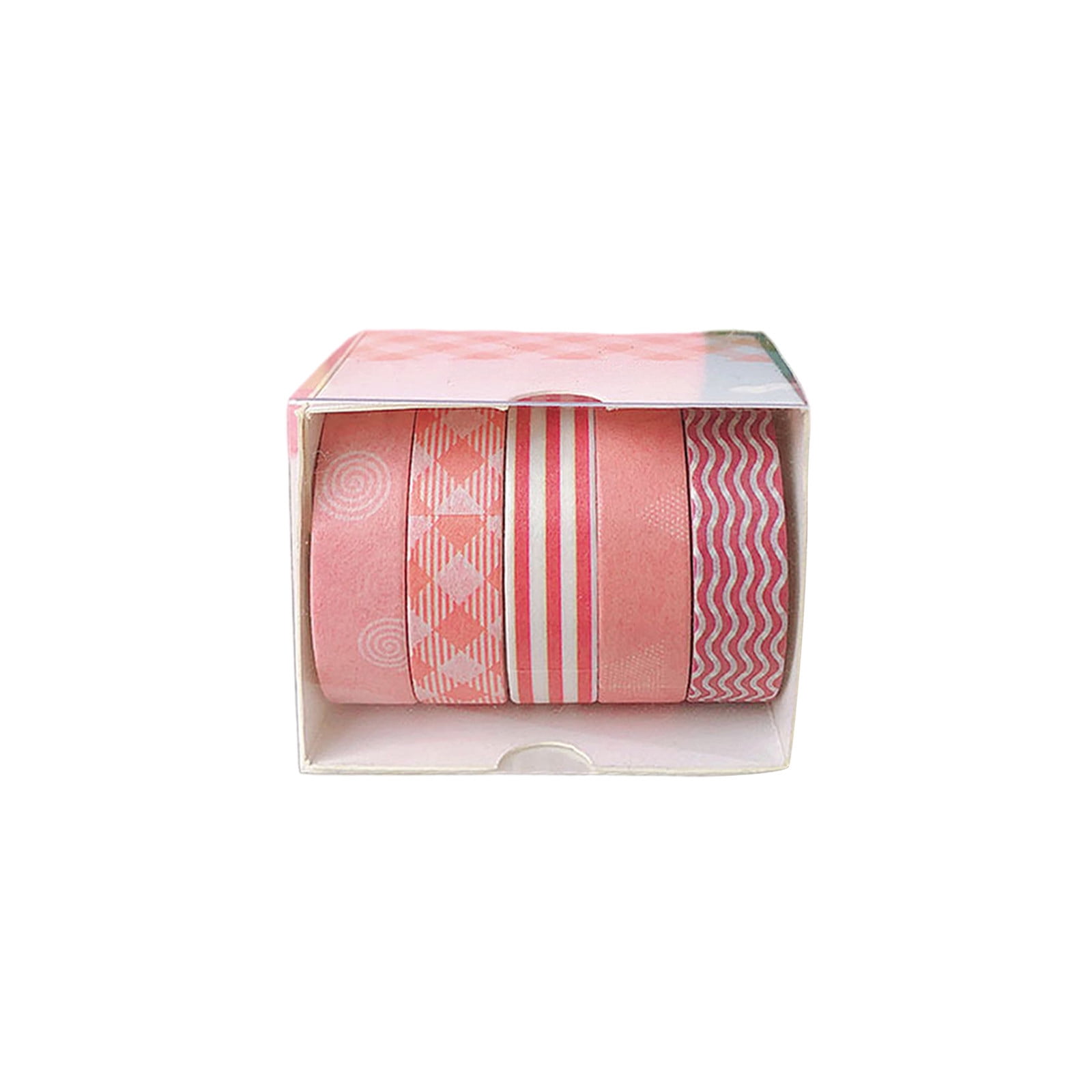 5-Roll Washi Tape Set Decorative Paper Tape for Scrapbooking Journaling ...