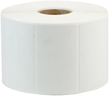 5 Rolls 2-/4" x -/4" Direct Thermal Barcode 1000 White Shipping Sticker ...