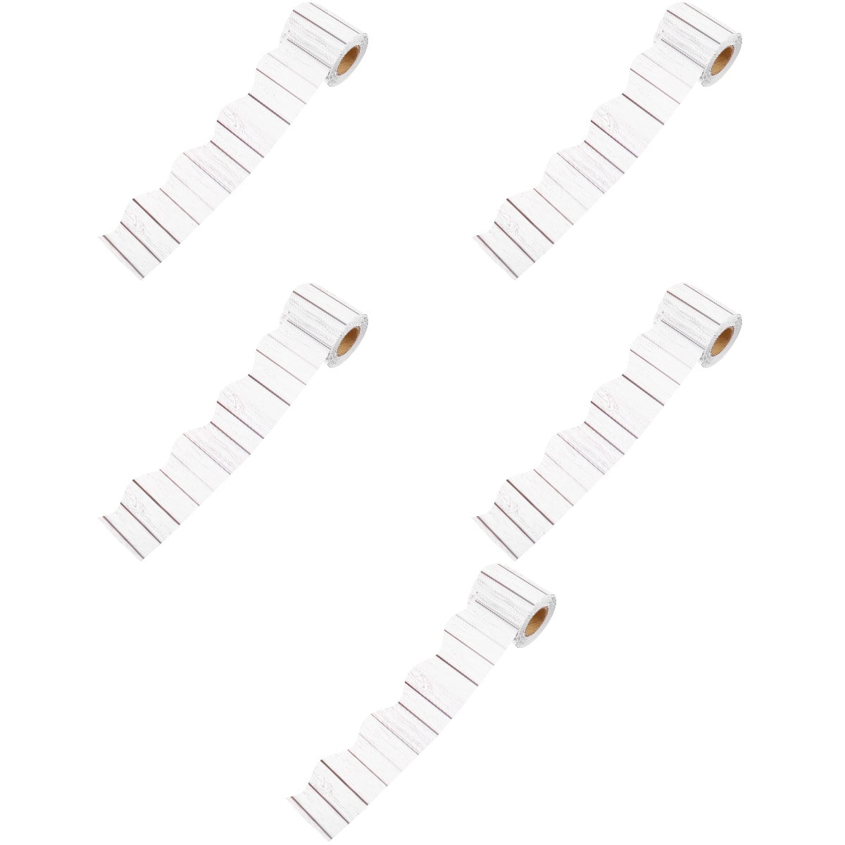 5 Rolls Blackboard Border for Bulletin Borders Decals White - Walmart.com