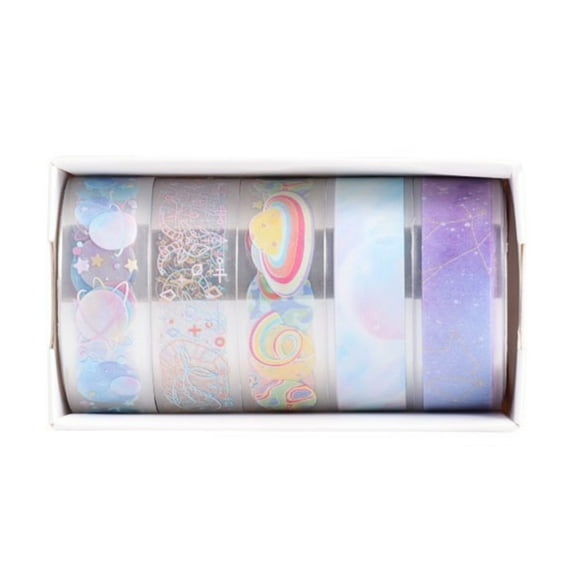 5 Rolls Butterfly Masking Tape Artists Tape Decorative Tape Flower ...