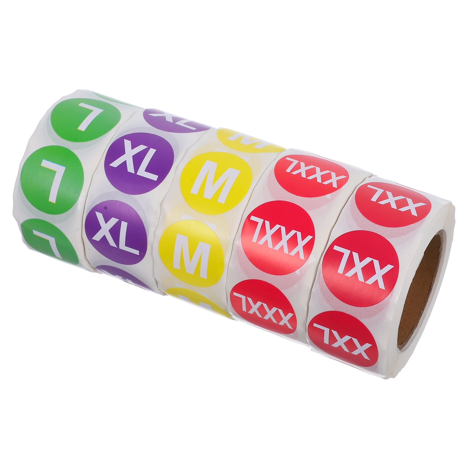 5 Rolls Clothing Size Round Stickers Size Labels For Clothing Size ...